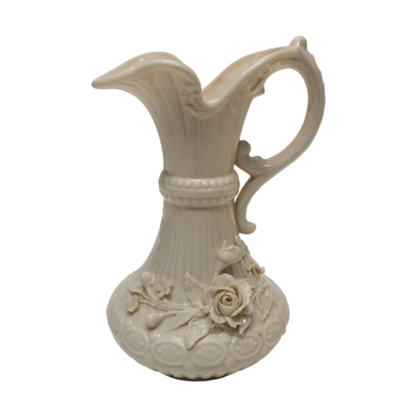 Belleek | Accents | Vintage 94s Belleek Aberdeen Irish Pottery Pitcher ...